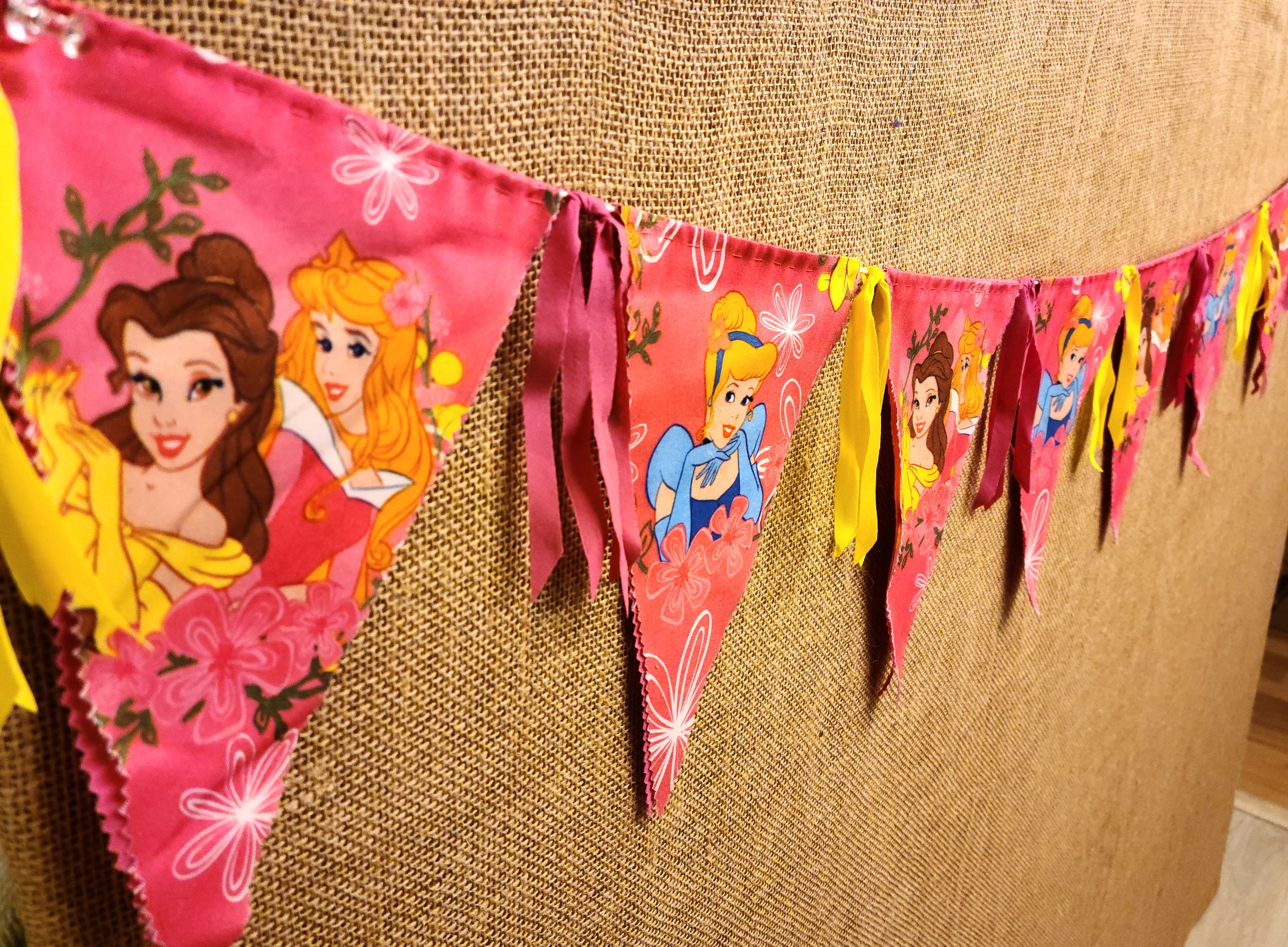 Disney Princesses Banner 5 Ft. Cinderella Belle Aurora - Etsy
