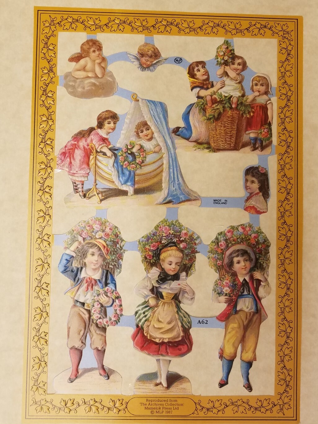 Vintage Children Images 1900's, 4 Shts., Children Clip Art, Junk ...