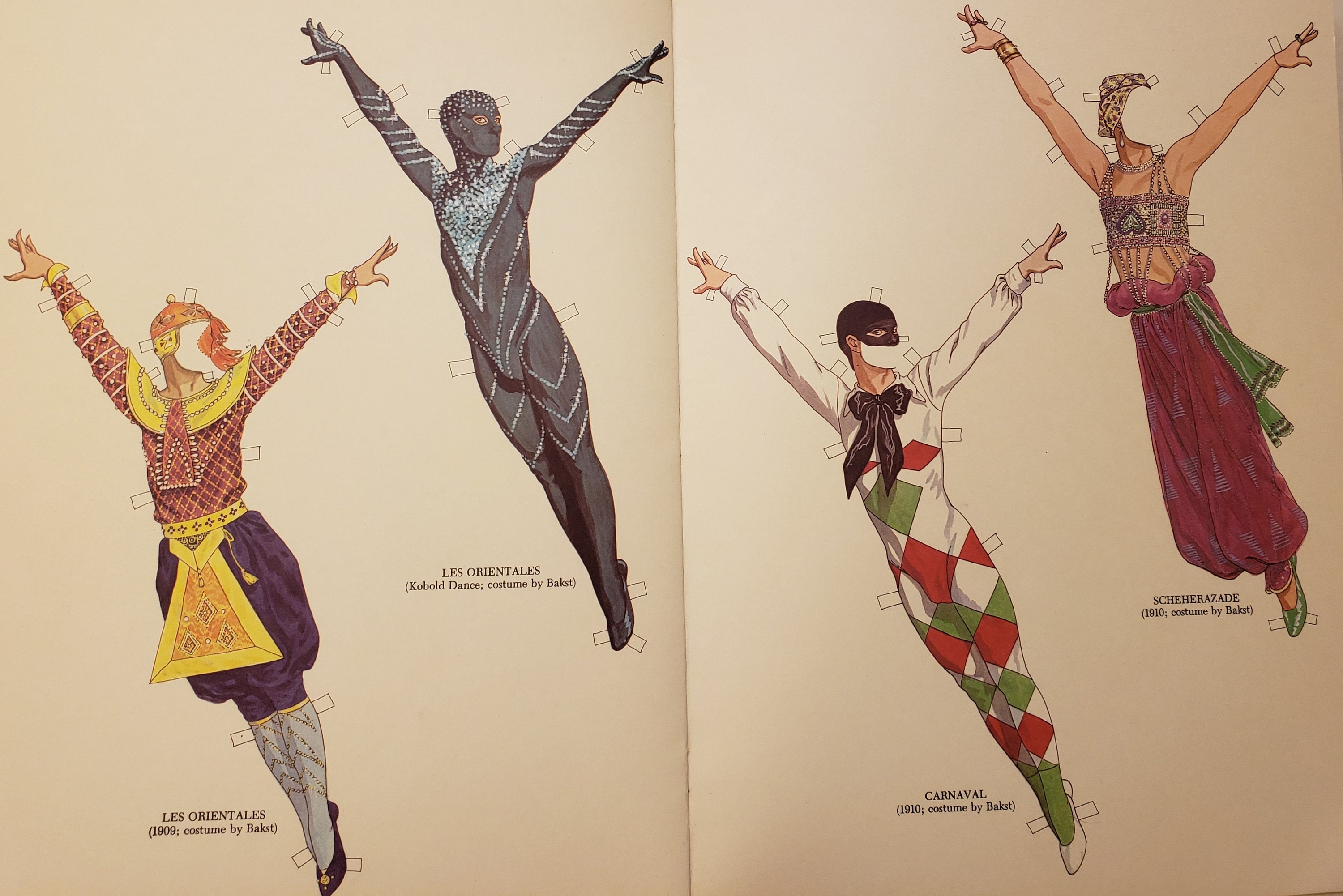 Pavlova & Nijinsky Ballerina Paper Dolls, 30 Gorgeous Ballerina ...