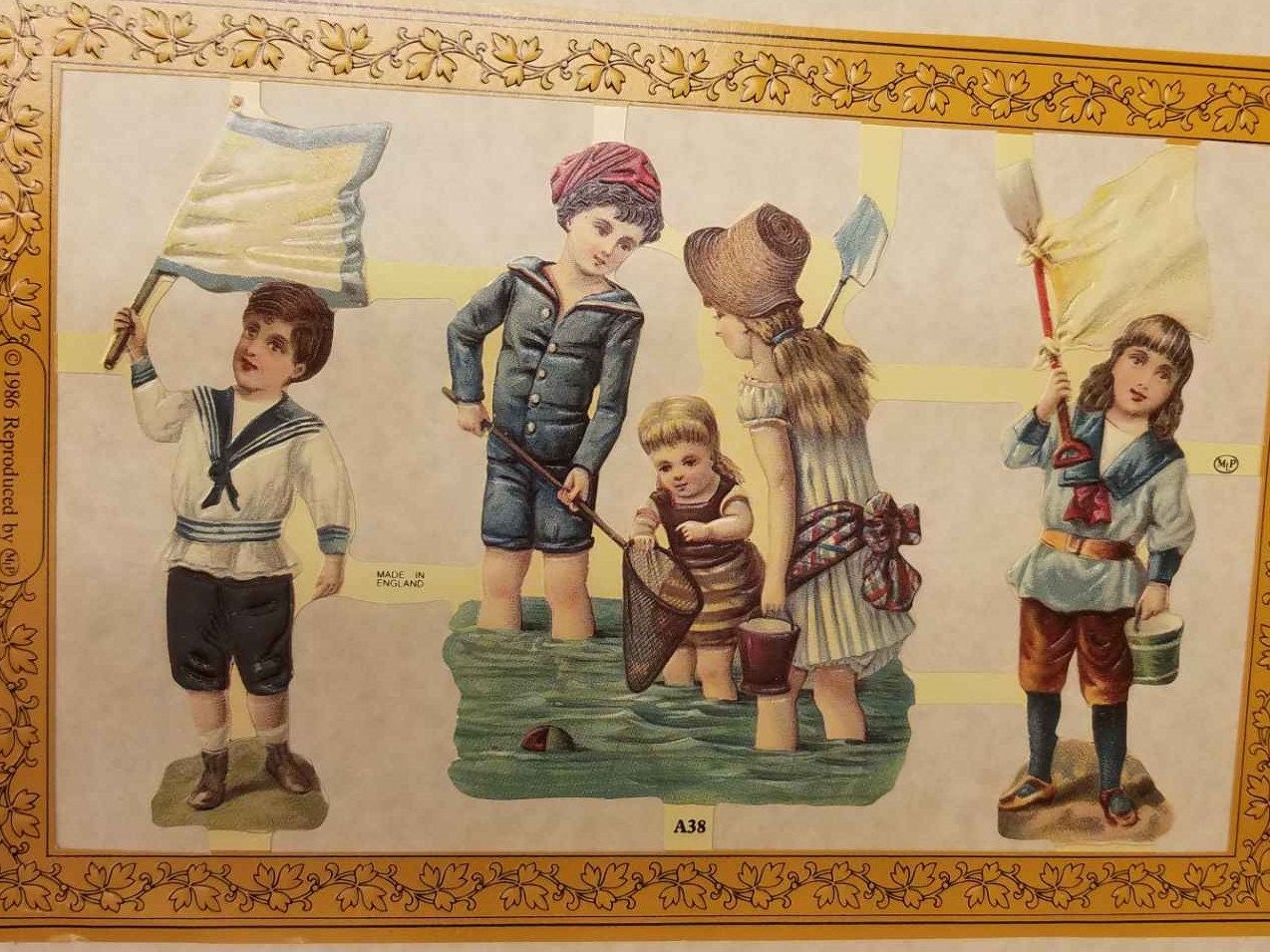 Vintage Children Images 1900's, 4 Shts., Children Clip Art, Junk ...