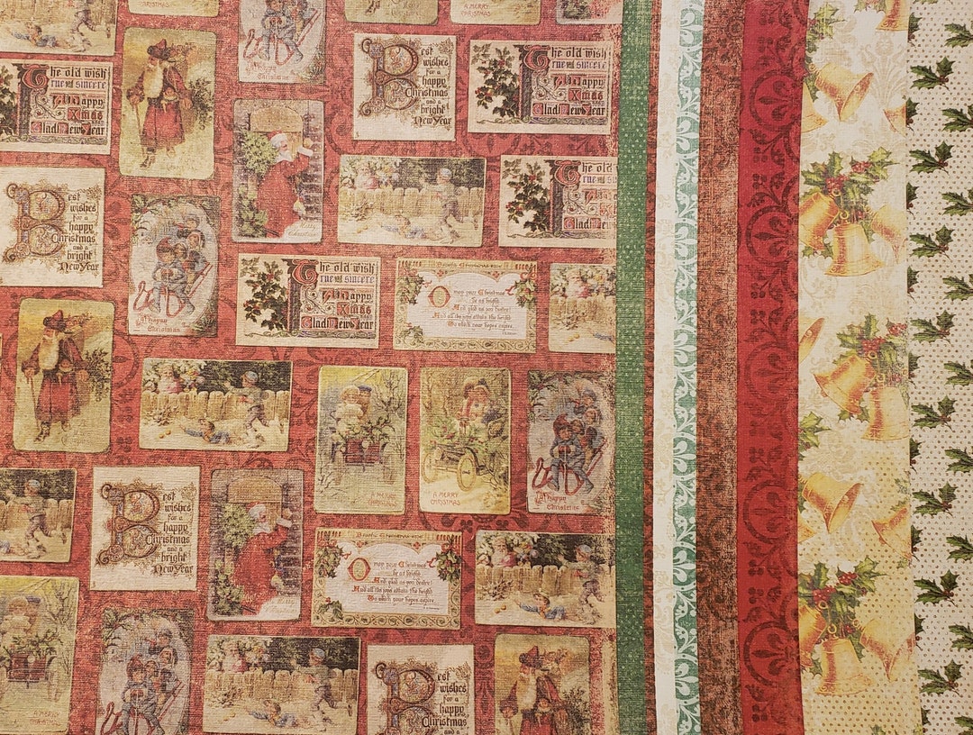 Vintage Christmas Santa Scrapbook Papers, 10/set Scenes of Vintage ...