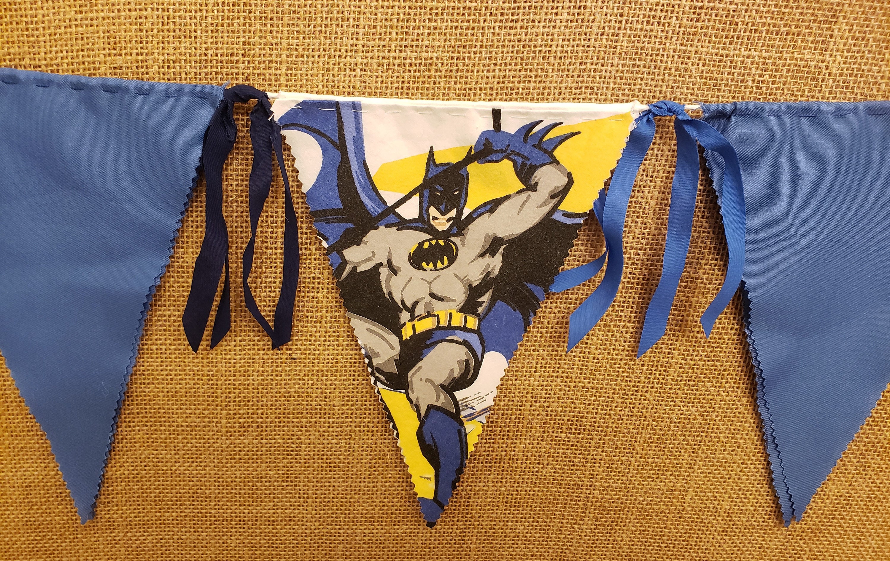 Batman Banner Batmobile Garland Marvel Character Banner - Etsy