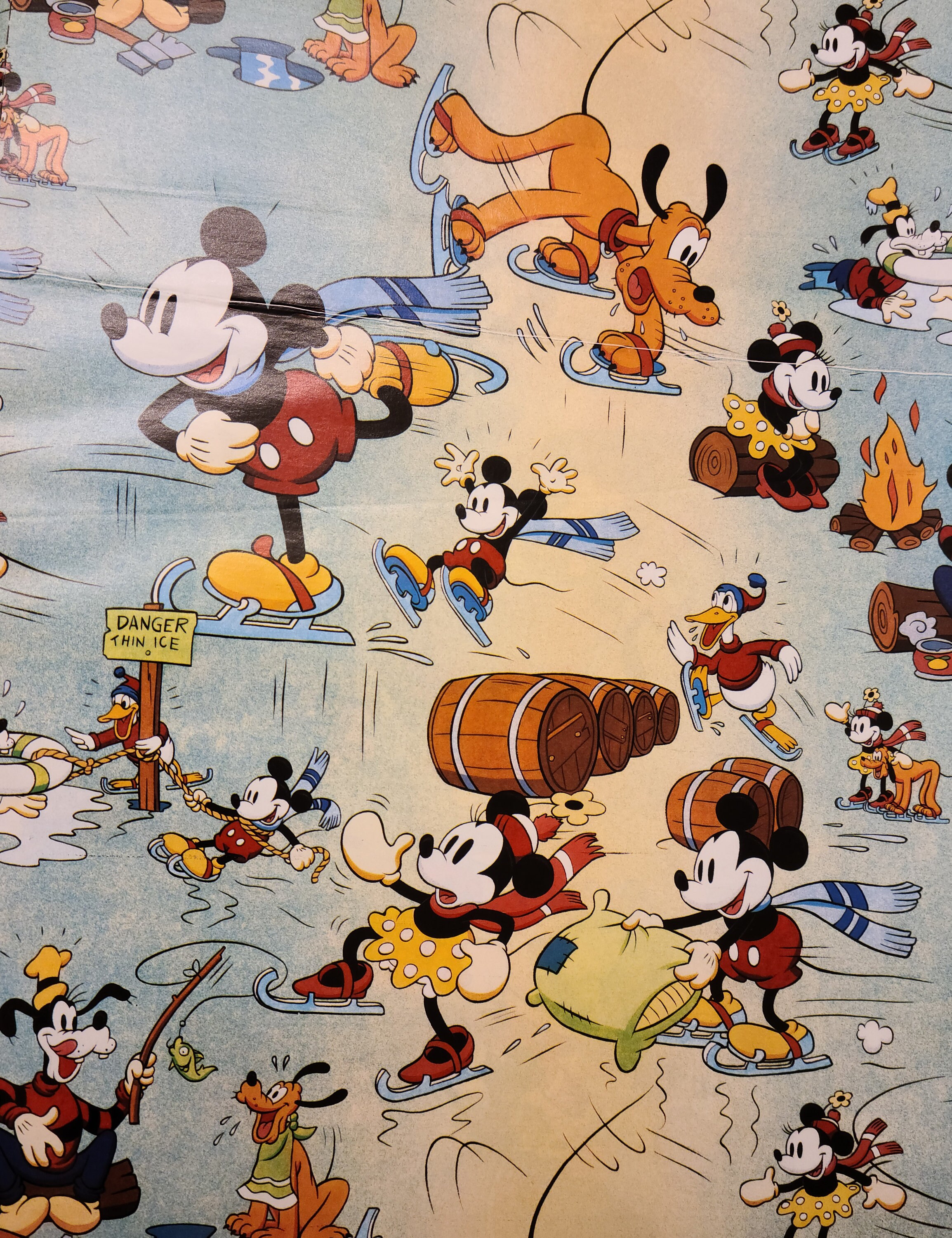 Mickey's Movie Career Gift Wraps, Disney Gift Wrap Papers, Papers From ...