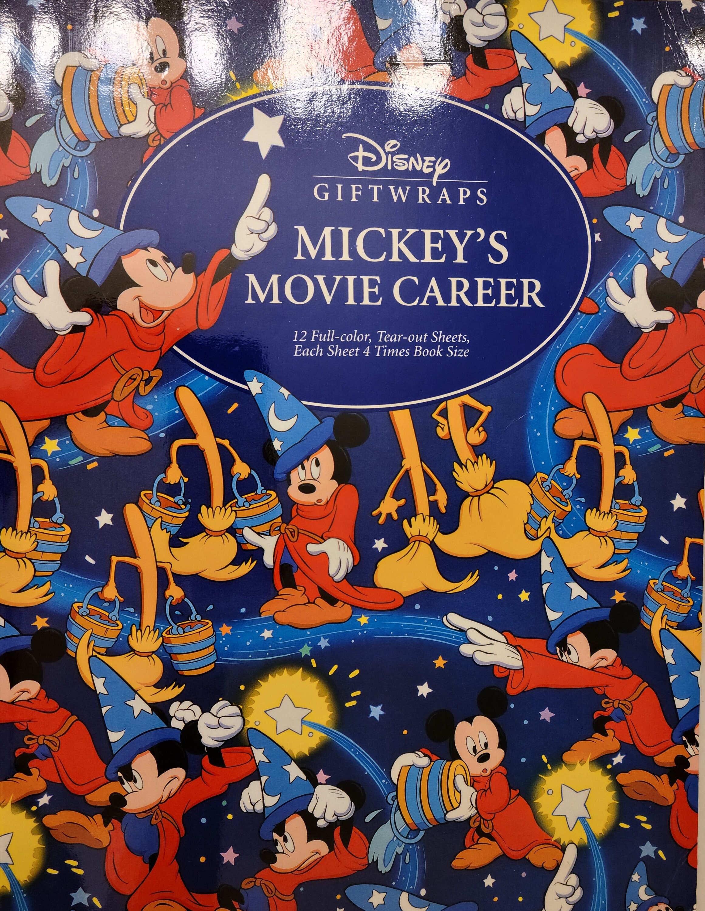 Mickey's Movie Career Gift Wraps, Disney Gift Wrap Papers, Papers From ...