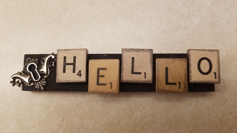 Donunt, Sweet, Laugh, Sugar, Hello, Whim Scrabble Magnet Words ...