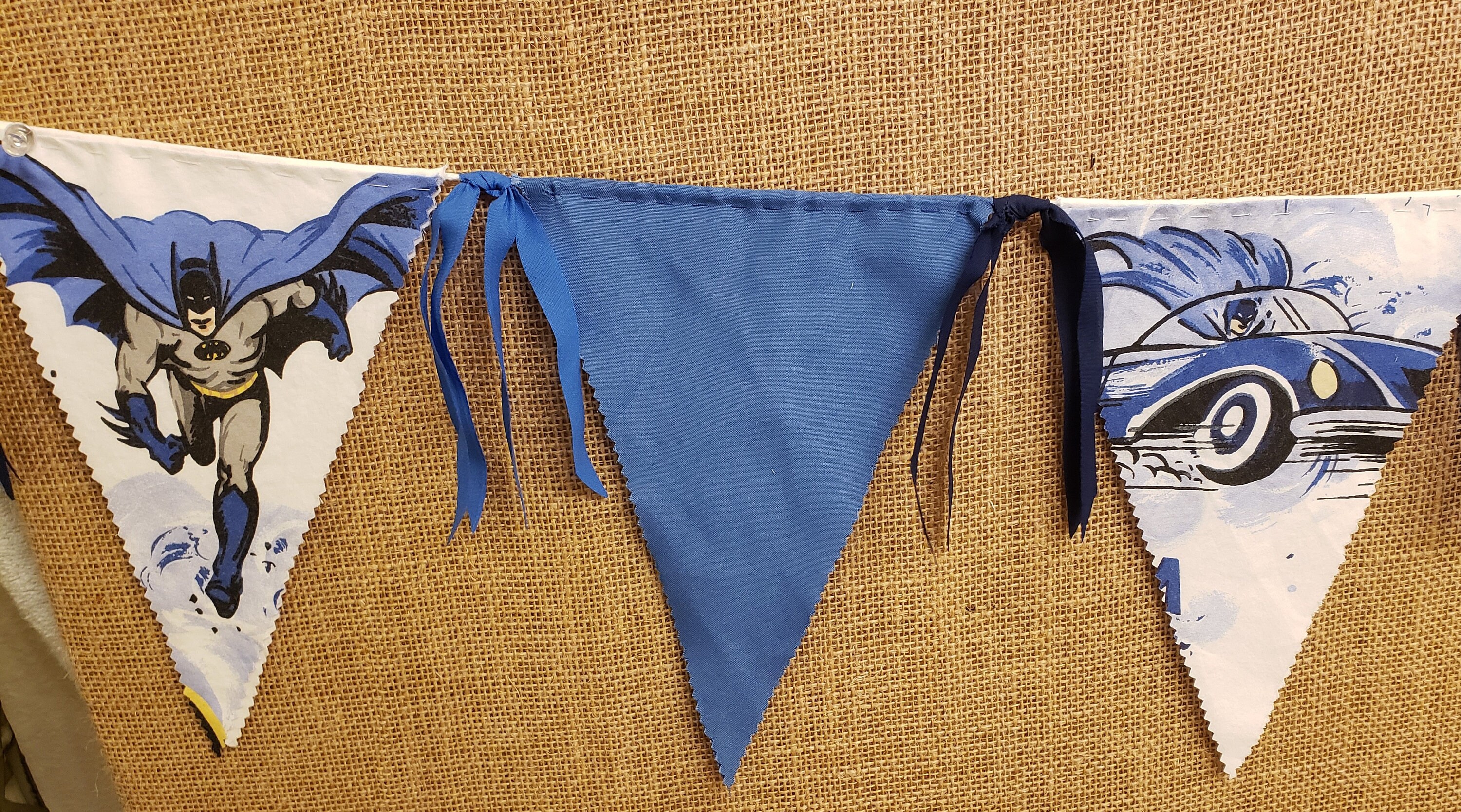 Batman Banner Batmobile Garland Marvel Character Banner - Etsy