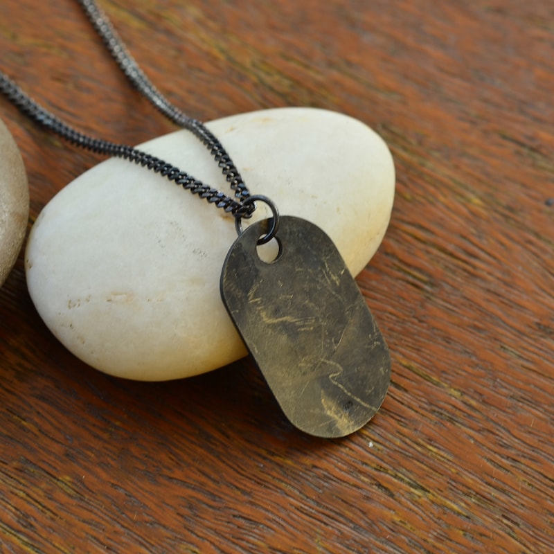 Silver Dog Tag - Etsy