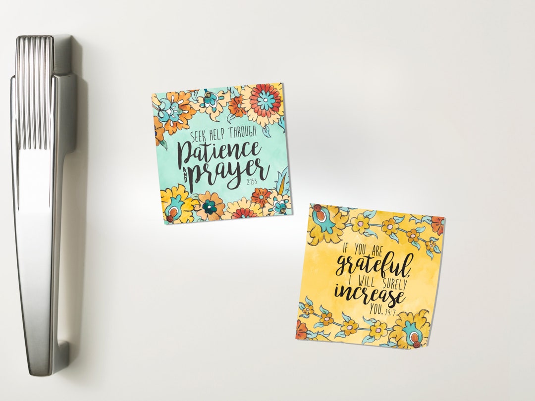 Islamic Magnets, Set of 2, Islamic Inspirational Quotes, Quran Quotes ...