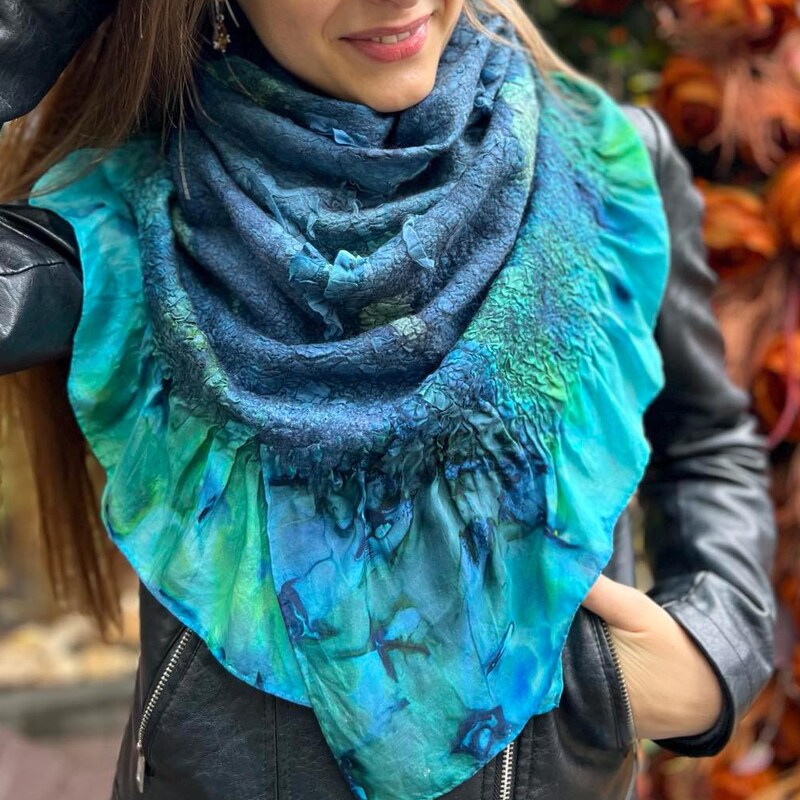 Triangular Scarf - Etsy