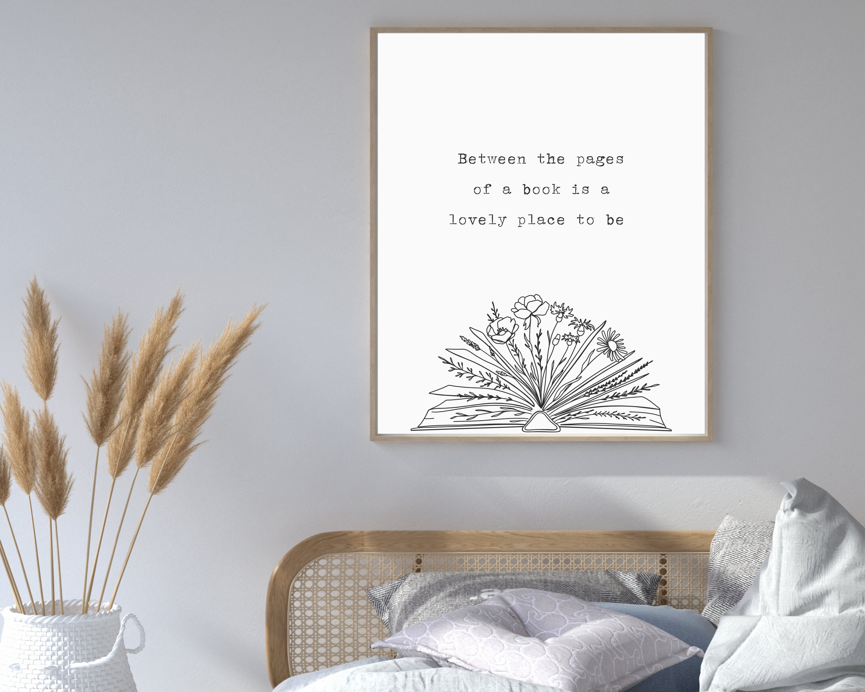 Bookish Wall Print Art Wall Decor for Book Lovers Bookish - Etsy