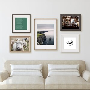 Irish Themed Wall Art Prints for a Gallery | Irish Sheep | Cliff's of ...
