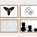 Christmas Gallery Wall Printable Black and White Set | Digital Download ...