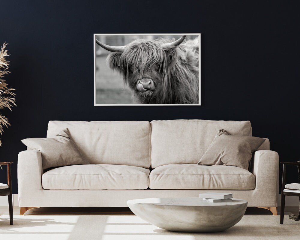Highland Cow Wall Art Digital Wall Decor Downloadable - Etsy