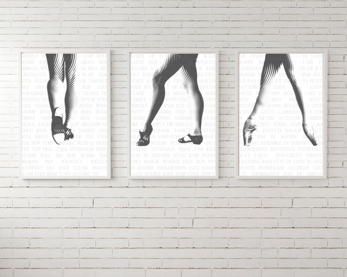 Dancing Legs Wall Prints Downloadable Print for Dancers | Etsy