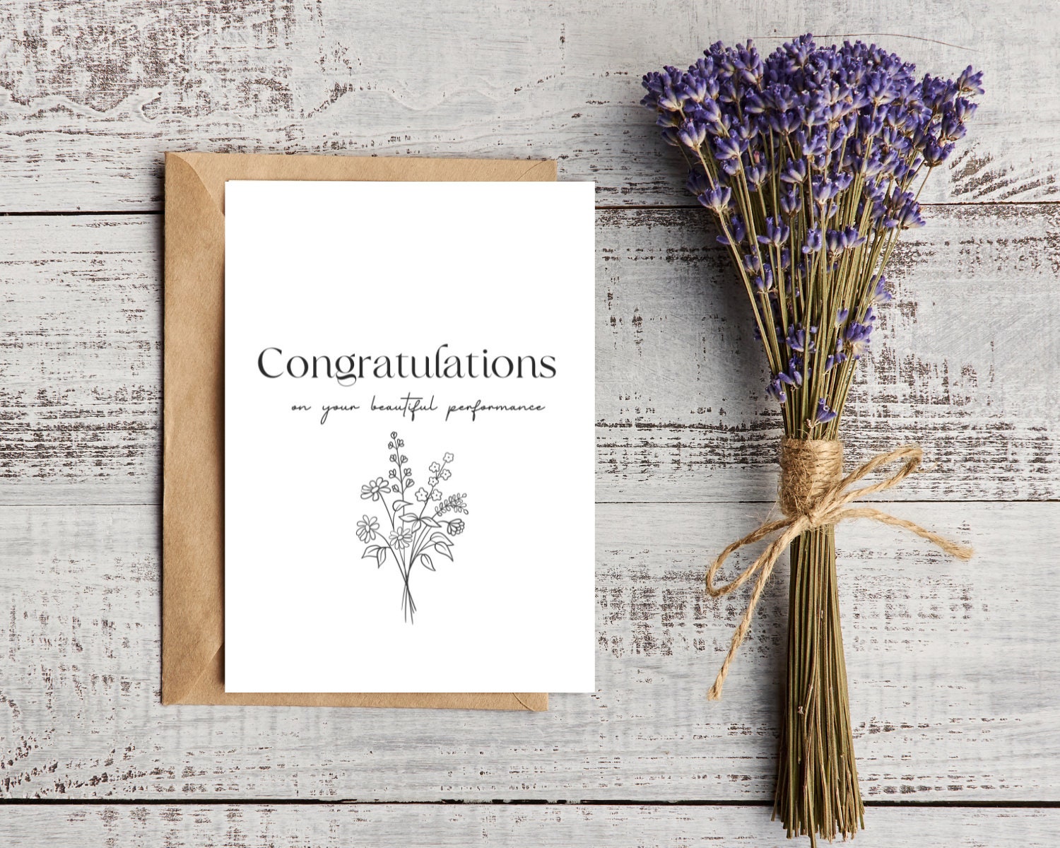 Printable Card for Dance Recital | Instant Download | Congratulations ...