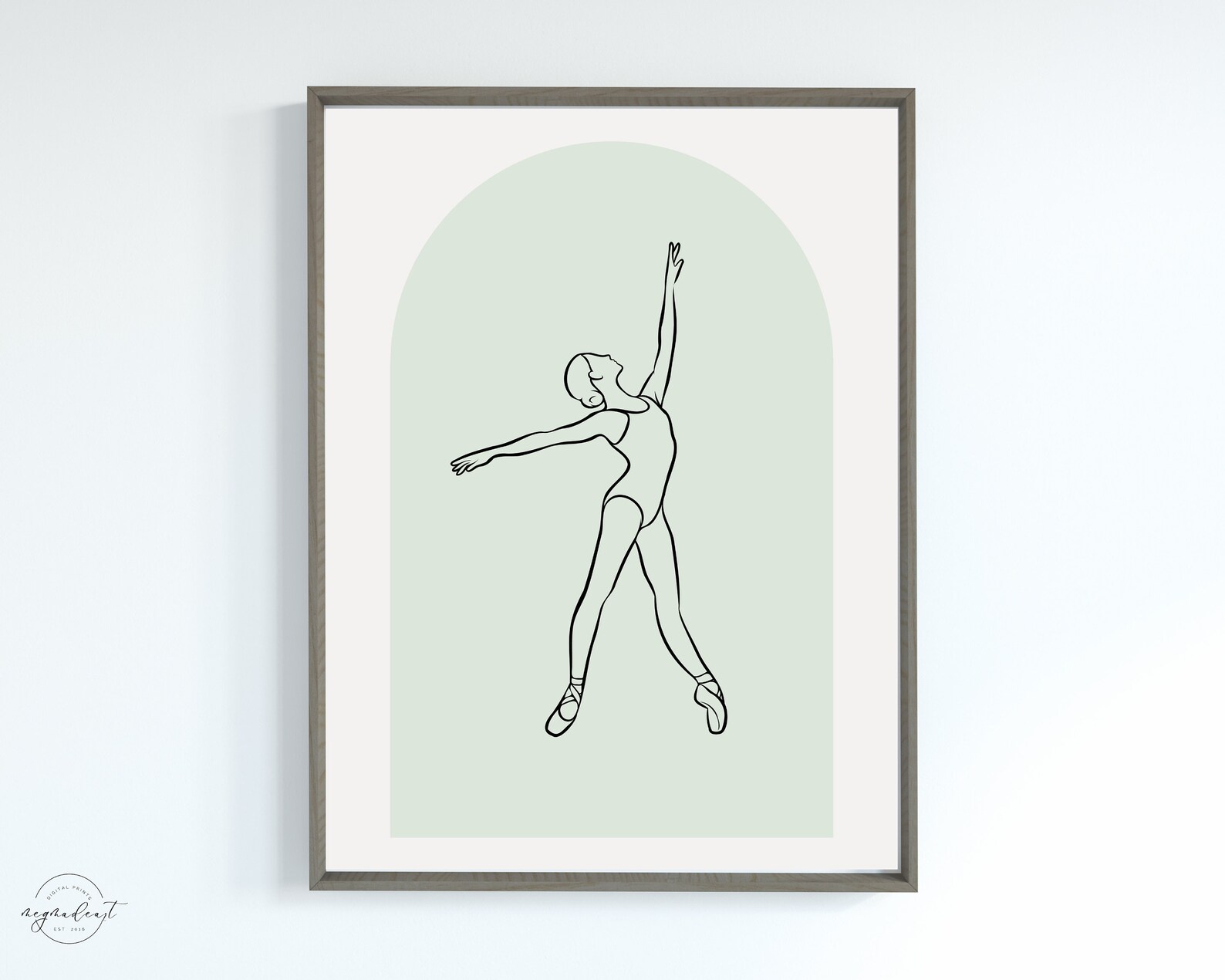 Boho Ballet Dancer Wall Art Prints | Ballerina Wall Art Printable ...