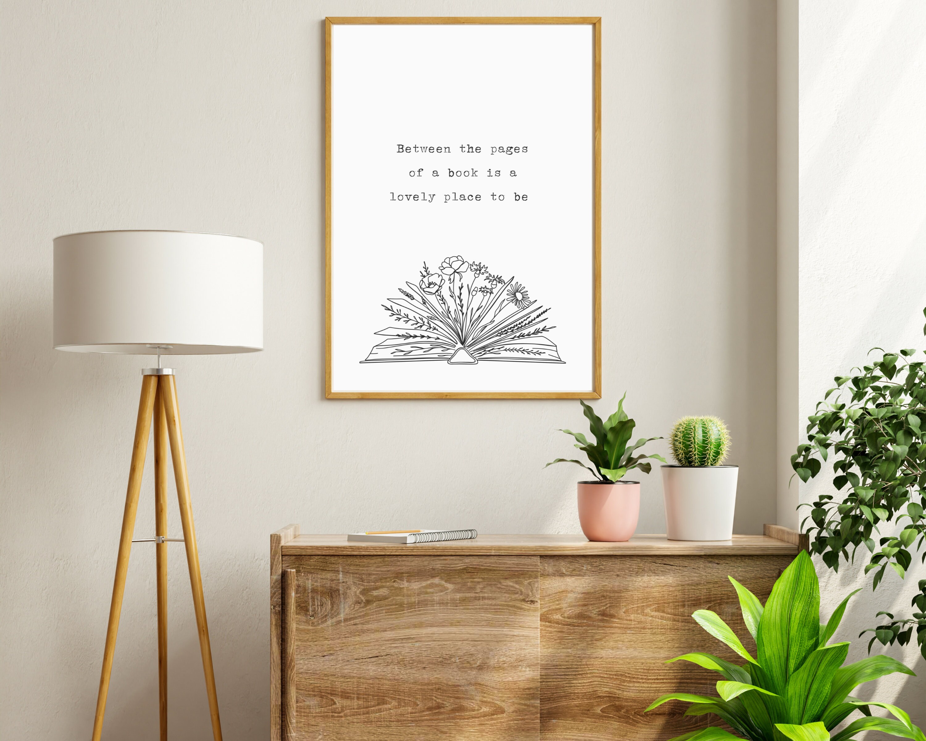 Bookish Wall Print Art Wall Decor for Book Lovers Bookish - Etsy