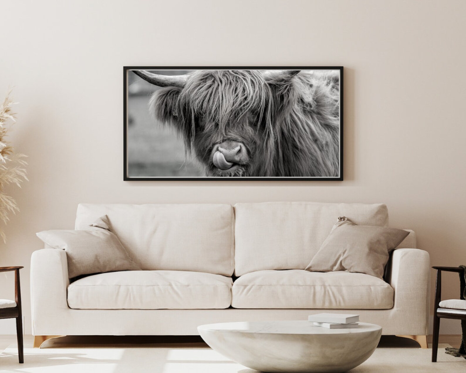 Highland Cow Wall Art Digital Wall Decor Downloadable Print Cow Decor ...