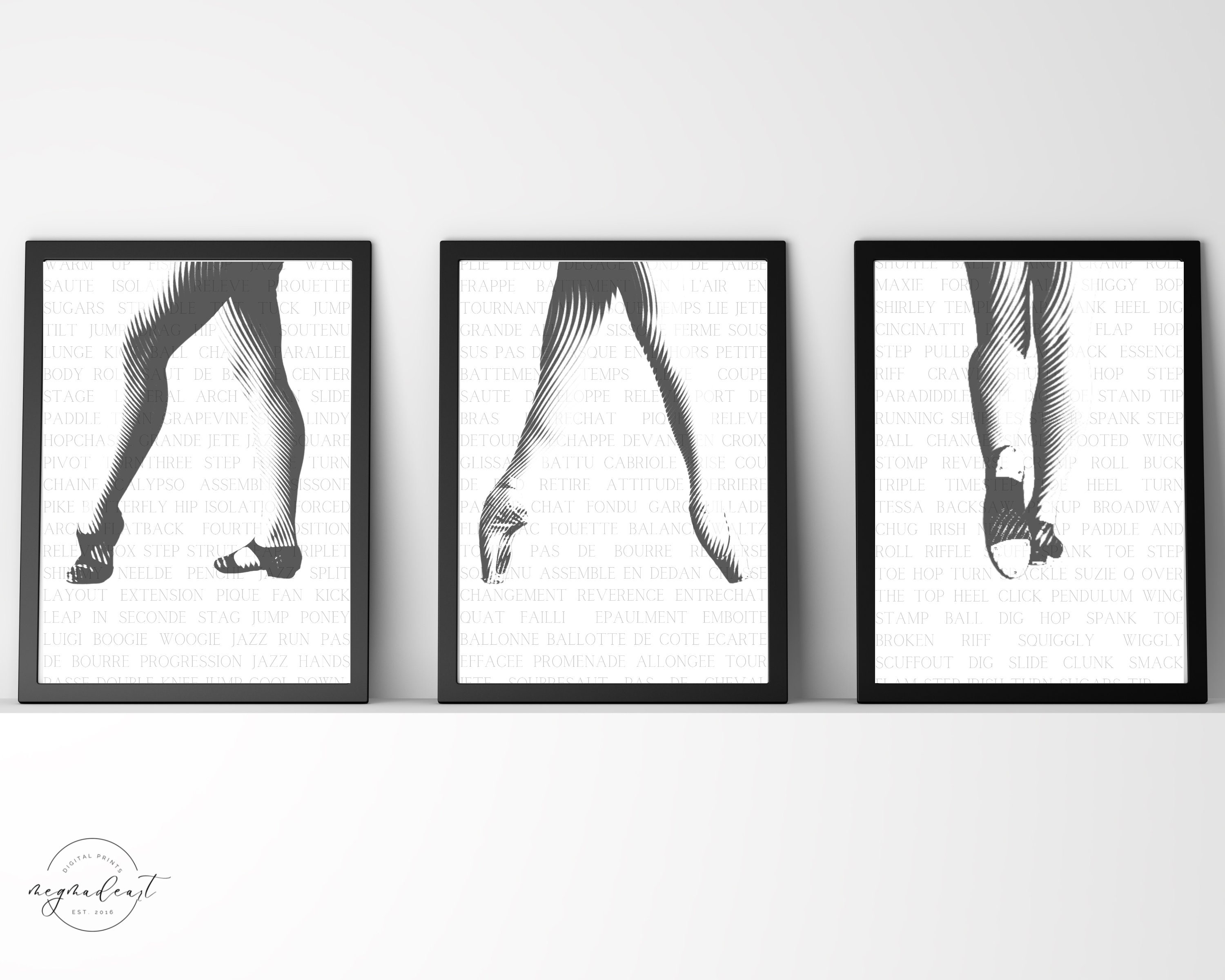 Dancing Legs Wall Prints | Downloadable Print for Dancers | Ballet ...