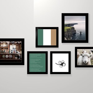Irish Themed Wall Art Prints for a Gallery | Irish Sheep | Cliff's of ...