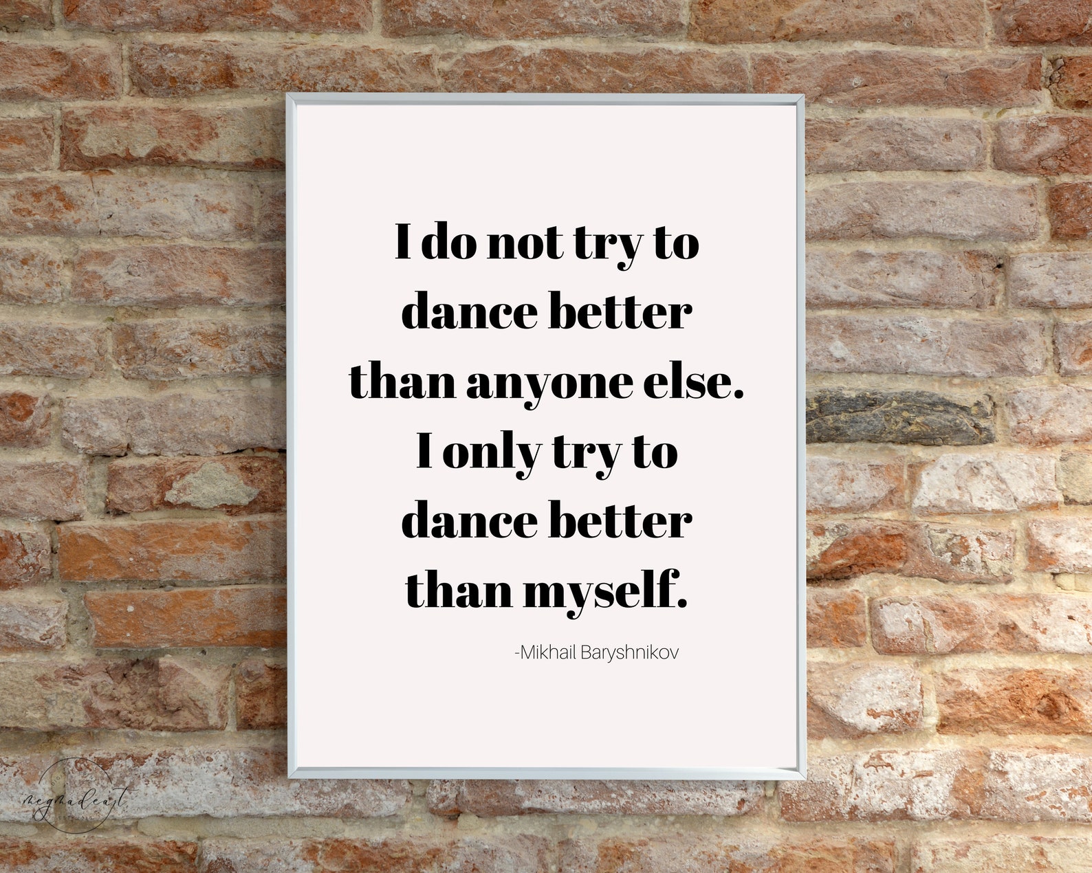 Dance Quote Printable Wall Art Dance Studio Wall Decor - Etsy