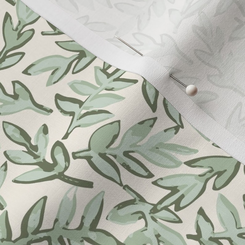 Sage Green Fabric Fabric by the Yard Quilting Cotton, Upholstery, Gauze ...
