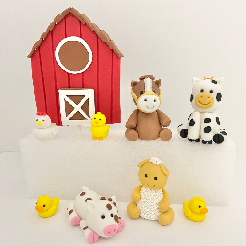 Farm Cake Topper - Etsy