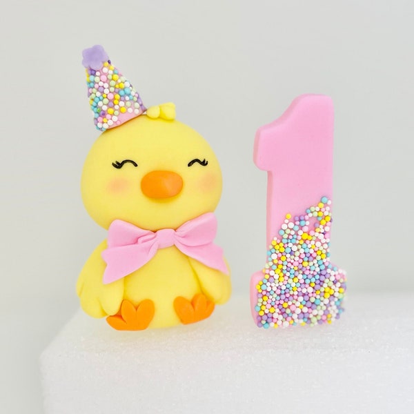 Chick Cake Topper - Etsy