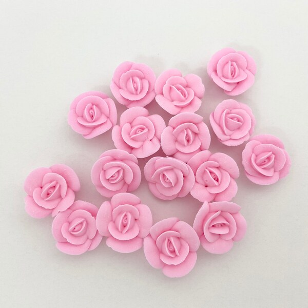Pink Icing Flowers - Etsy