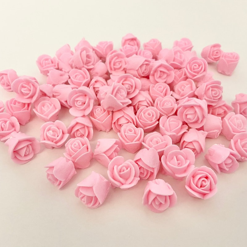 Pink Icing Flowers - Etsy