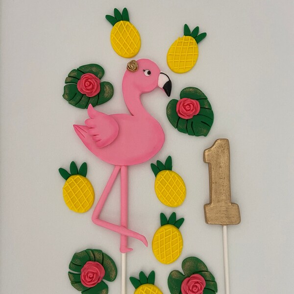 Flamingo Cake Topper - Etsy
