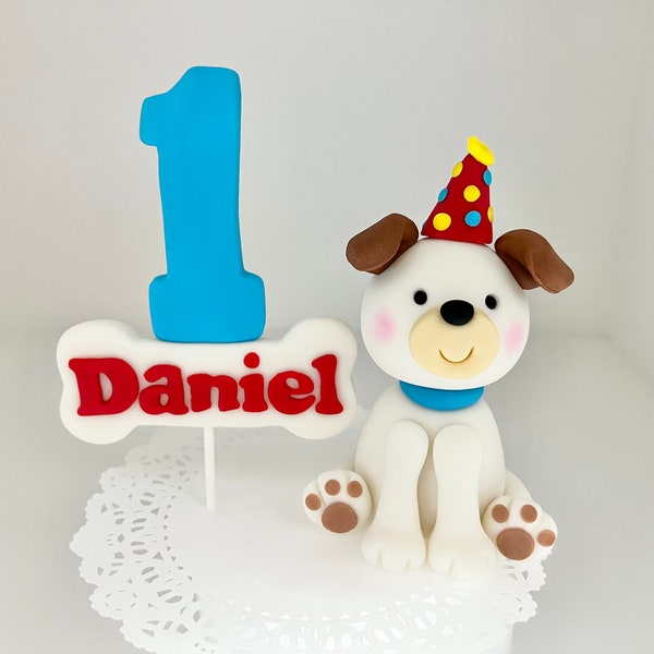 Dog Cake Topper - Etsy