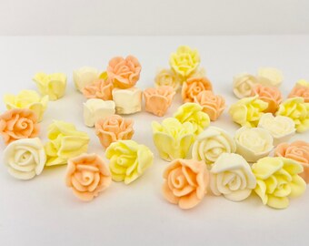 Mini Royal Icing Roses Lavender - Etsy