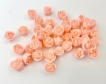 Peach Mini Roses | Etsy
