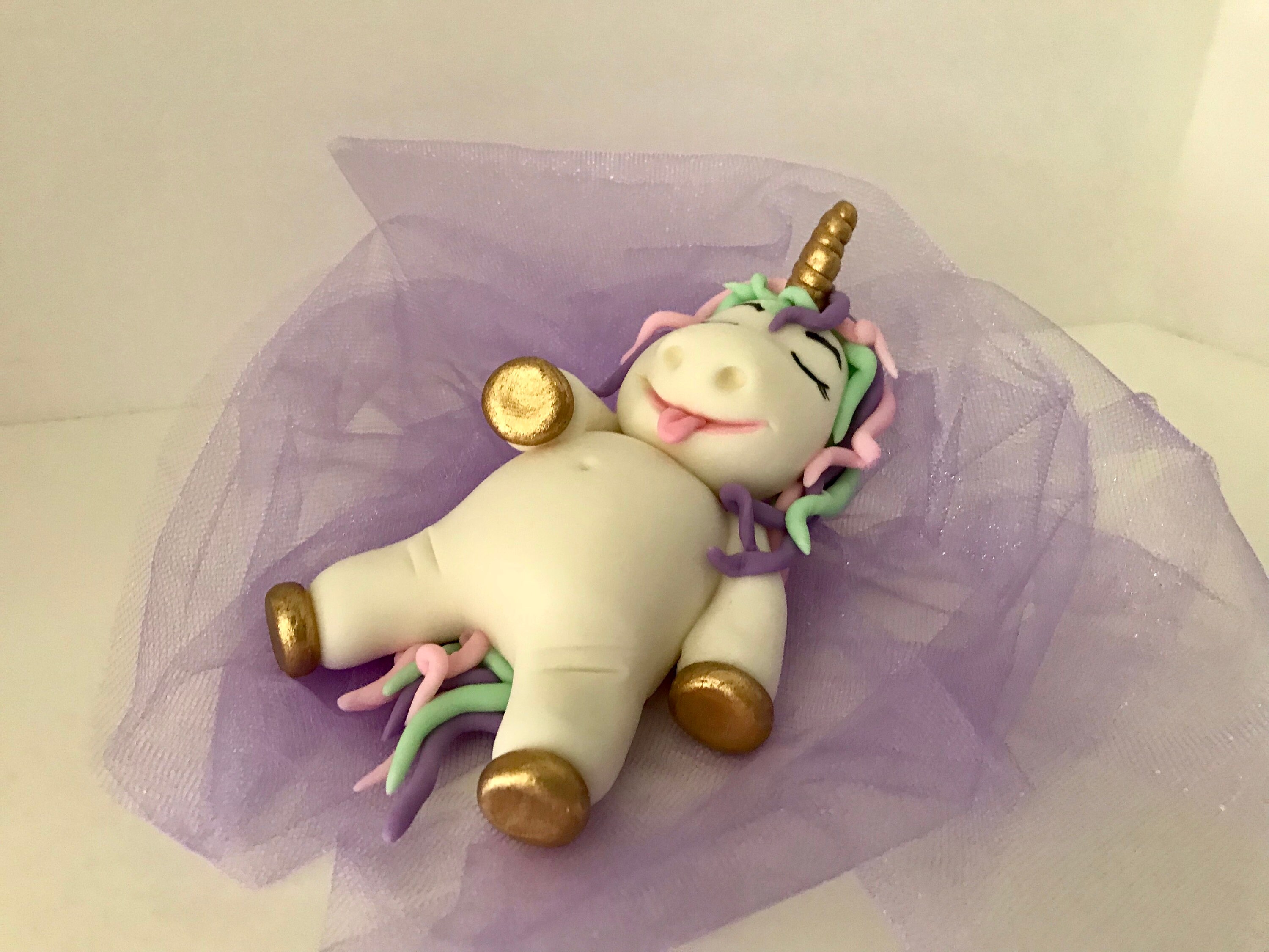 Unicorn Cake Topper Fat Unicorn Cake Topper Fat Unicorn | Etsy