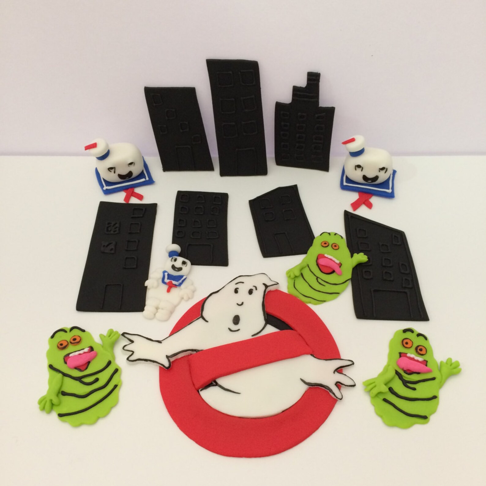 Ghostbusters Fondant Cake & Cupcake Topper - Etsy