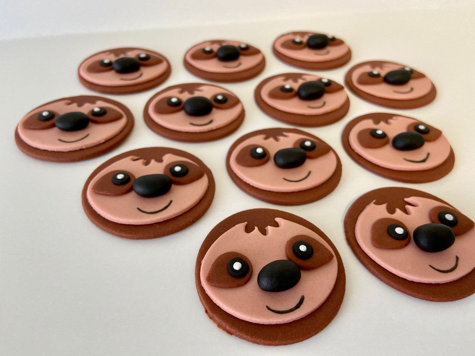 Sloth Cupcake Toppers Sloth Party Sloth Cupcakes Sloth - Etsy
