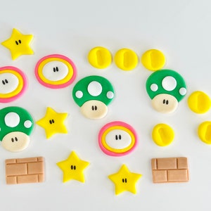 Princess Peach Cake Topper Fondant Princess Peach Edible Cake Topper ...