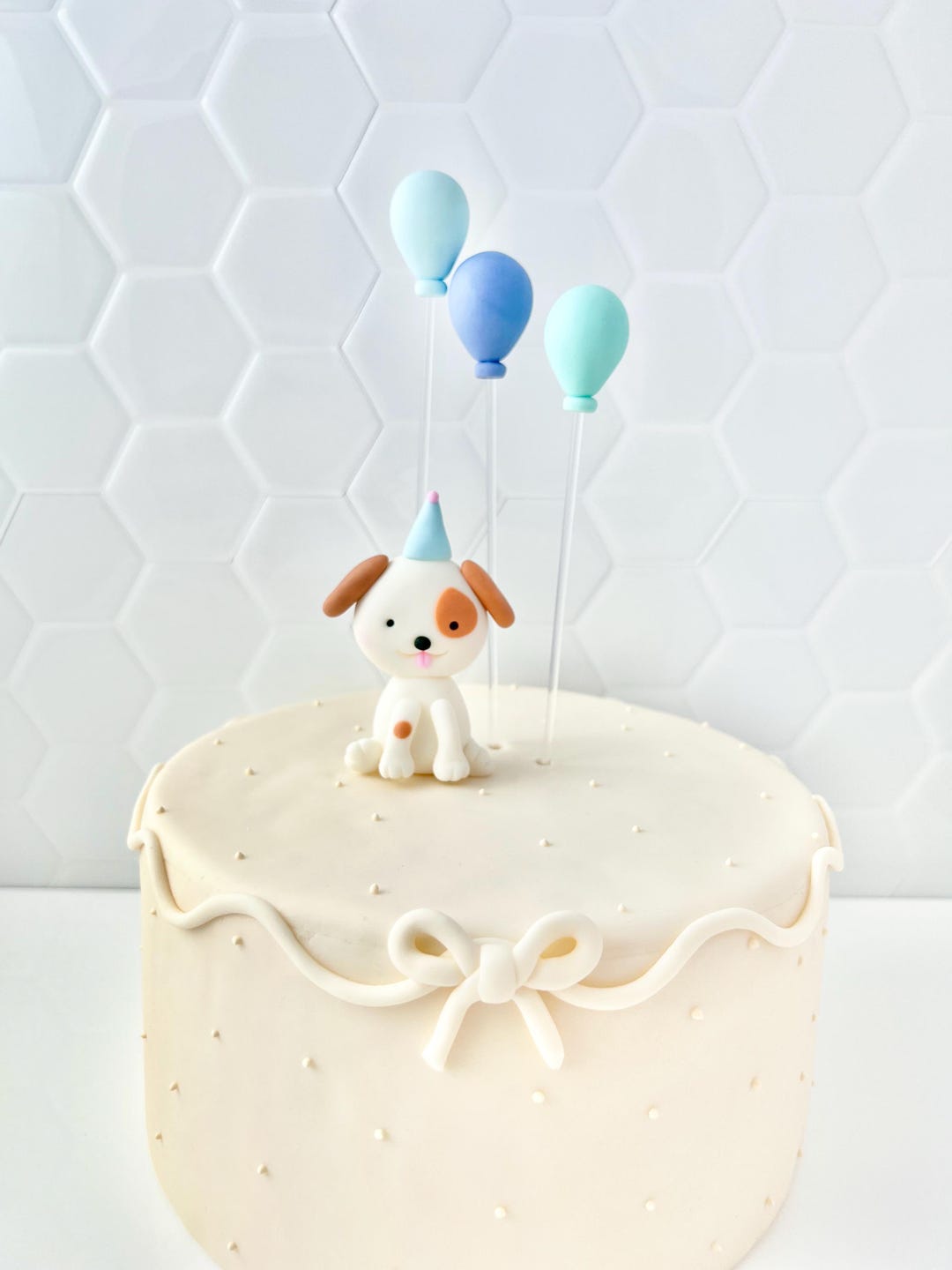 Puppy Cake Topper Dog Cake Topper Puppy Cake Decorations - Etsy