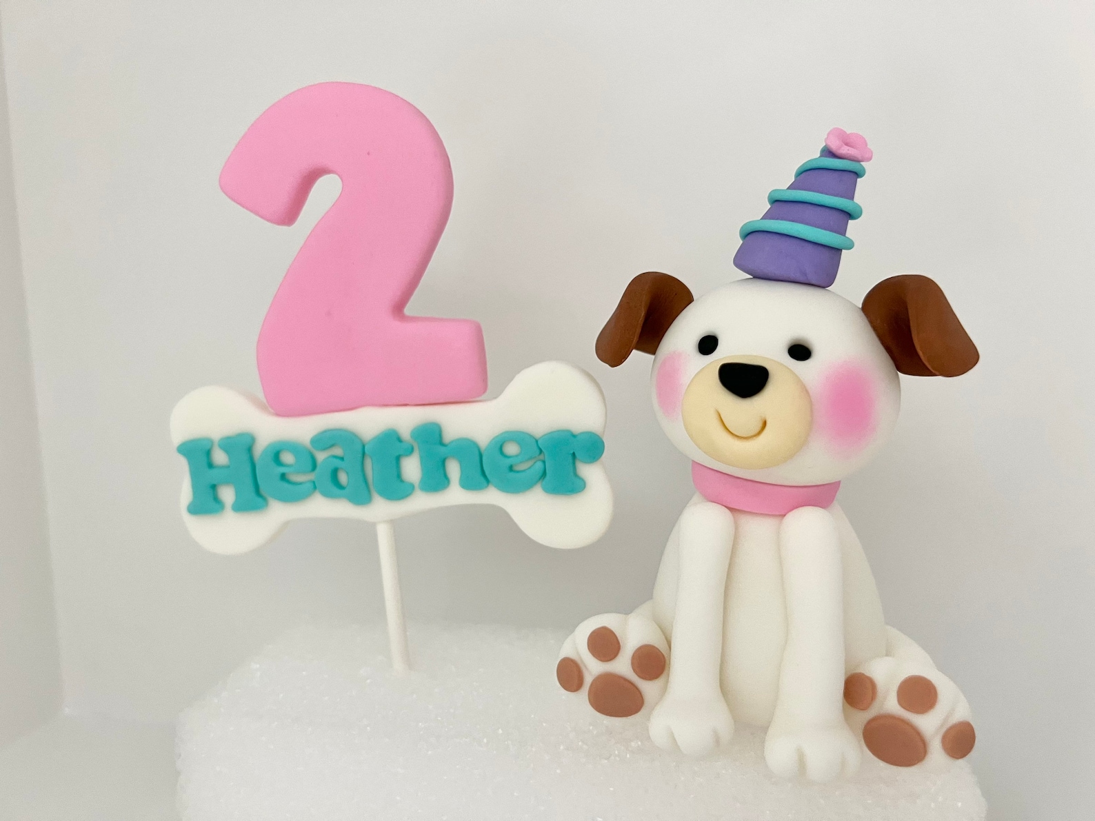 Puppy Cake Topper Puppy Birthday Party Puppy Dog Cake Topper | Etsy