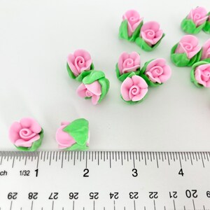 Mini Royal Icing Rosebud Pastel Pink Pink Edible Rosebuds Royal Icing ...