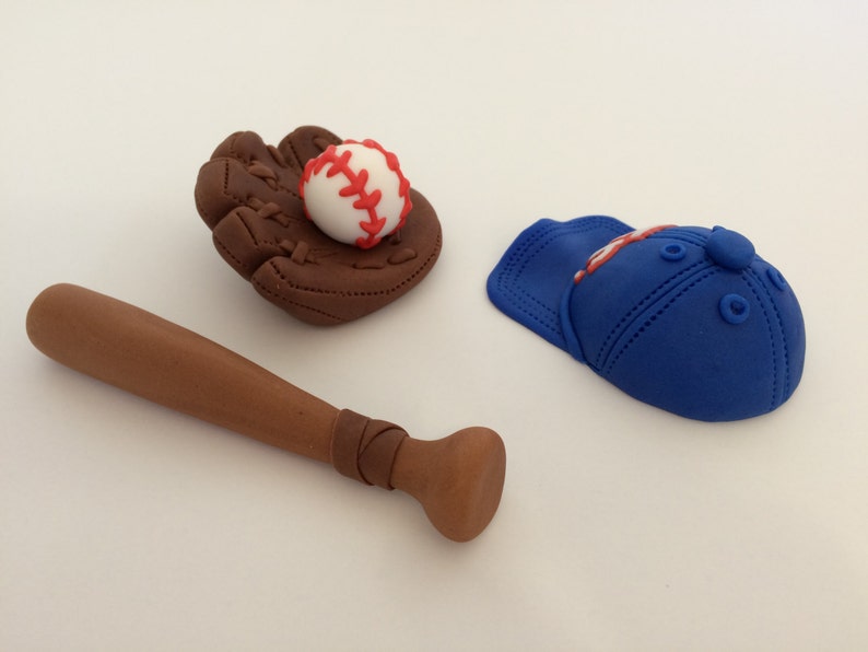 Baseball Fondant Cake Topper - Etsy