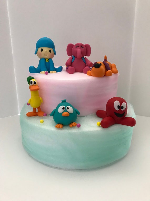 Pocoyo Cake Figurines