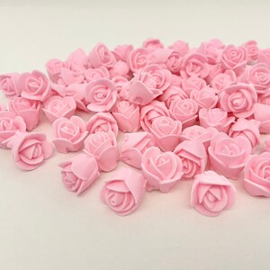 Mini Royal Icing Roses Pastel Pink - Etsy
