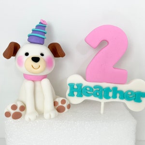 Puppy Cake Topper Puppy Birthday Party Puppy Dog Cake Topper - Etsy