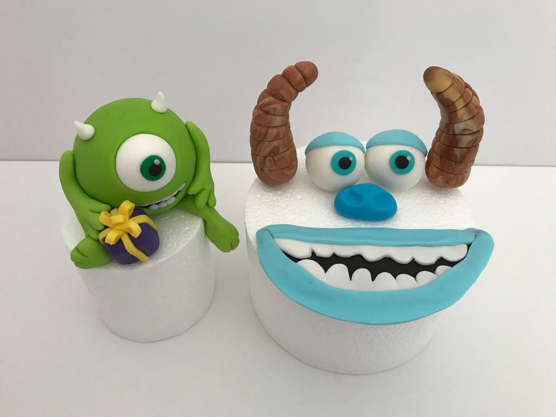 Monsters Inc Fondant Cake Topper Monsters Cake Topper Monsters Inc Cake ...