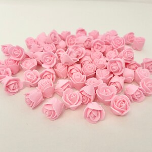 Mini Royal Icing Roses Pastel Pink - Etsy