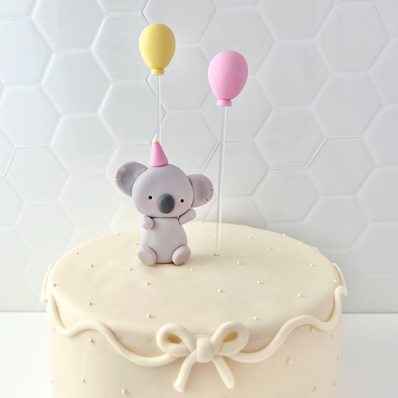 Koala Fondant Topper - Etsy