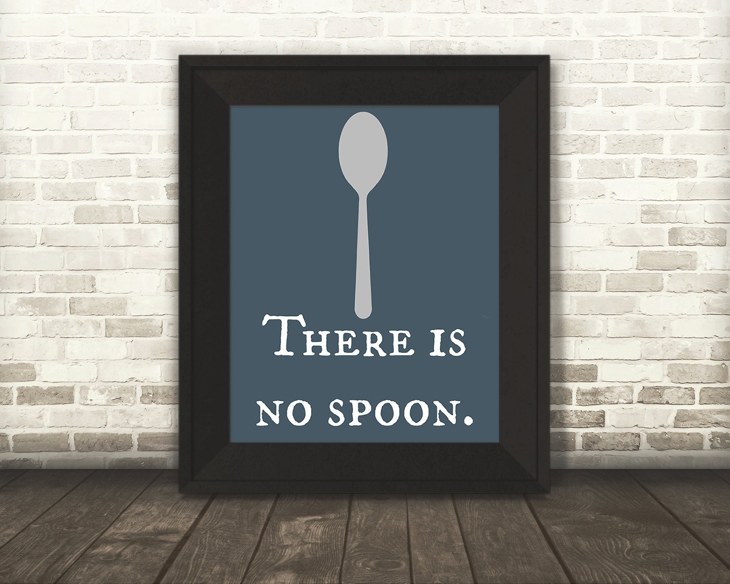 There is No Spoon Print Kitchen Art Instant Download | Etsy
