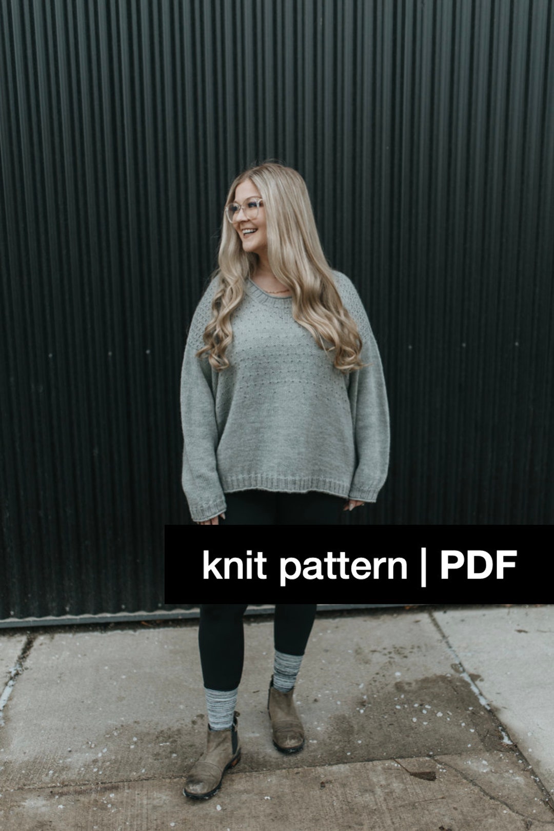 Knitting Pattern / Sound Sweater / Whiteowlcrochetco. / Knit Picks ...